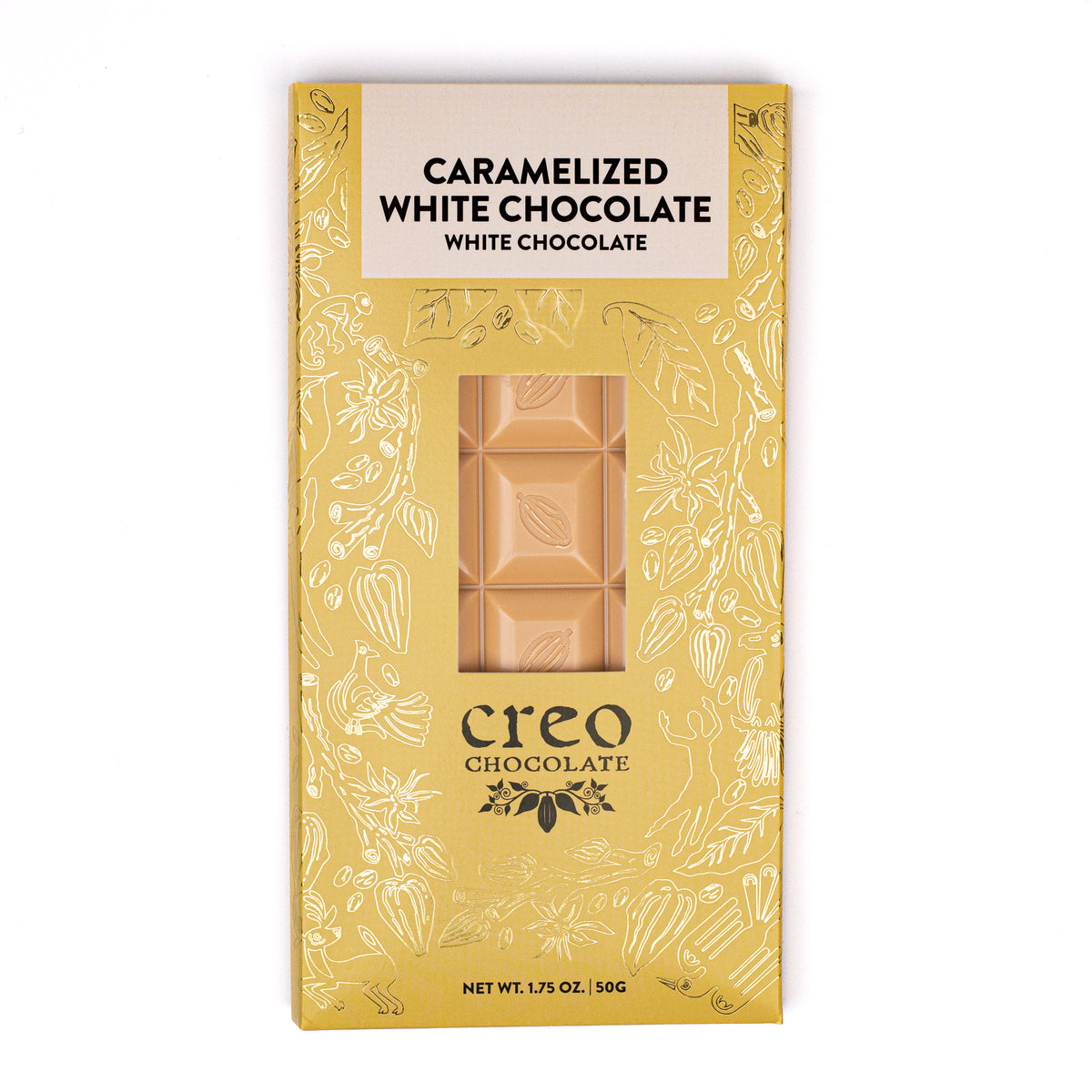 Caramelized White Chocolate | Artisan Chocolate Bars | Creo Chocolate
